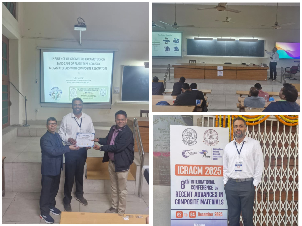 www.dbcegoa.ac.in – Dr. Chetan Gaonkar Presents Research Paper at ...